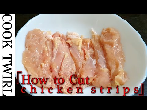 How to Cut Chicken Tenderloins or Chicken Strips | Simple Step-by-Step ...