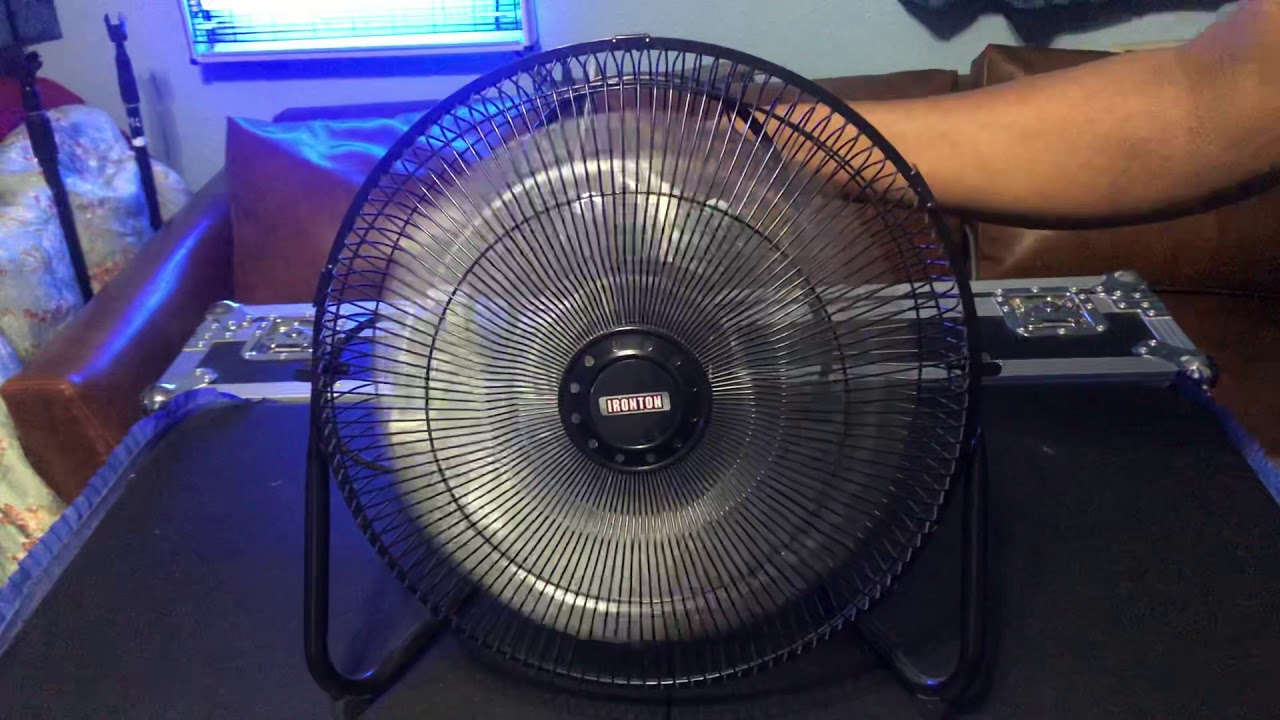 ironton high velocity fan - YouTube