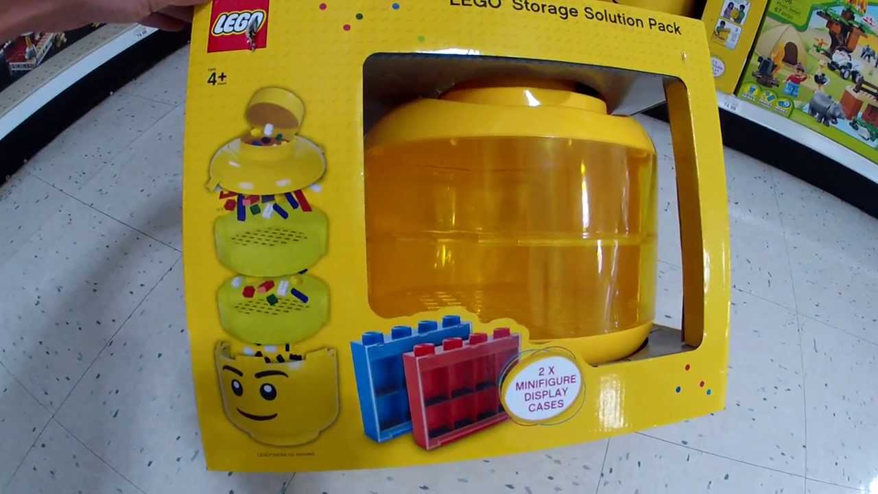 Lego Storage Solution Pack with Minifigure Displays - YouTube