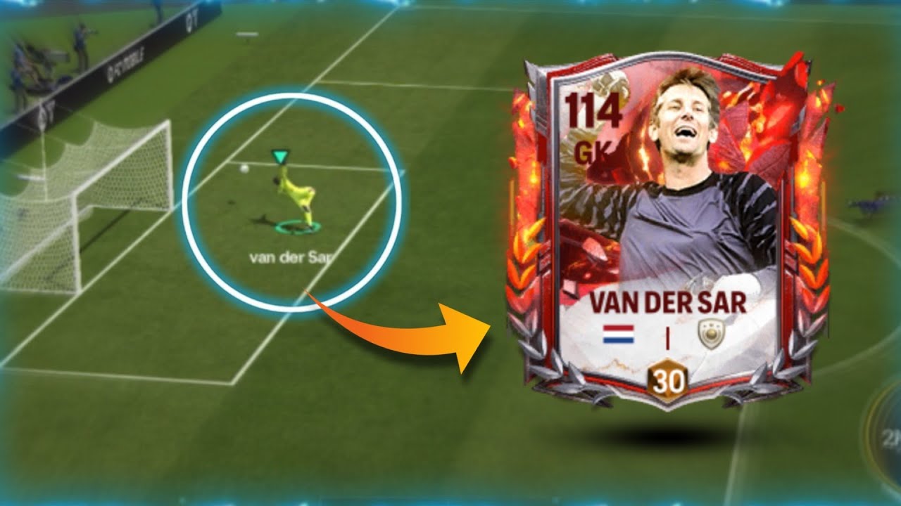 VAN DER SAR REVIEW 🔥Best GK in Fc Mobile || VAN DER SAR FC MOBILE - YouTube