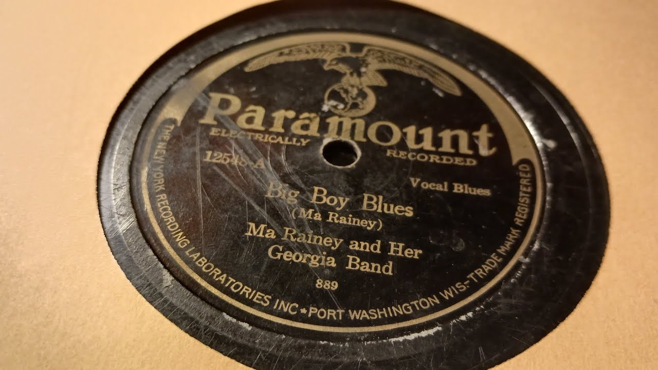"Big Boy Blues" by Ma Rainey and Her Georgia Band 1927 (Pre-War Blues ...