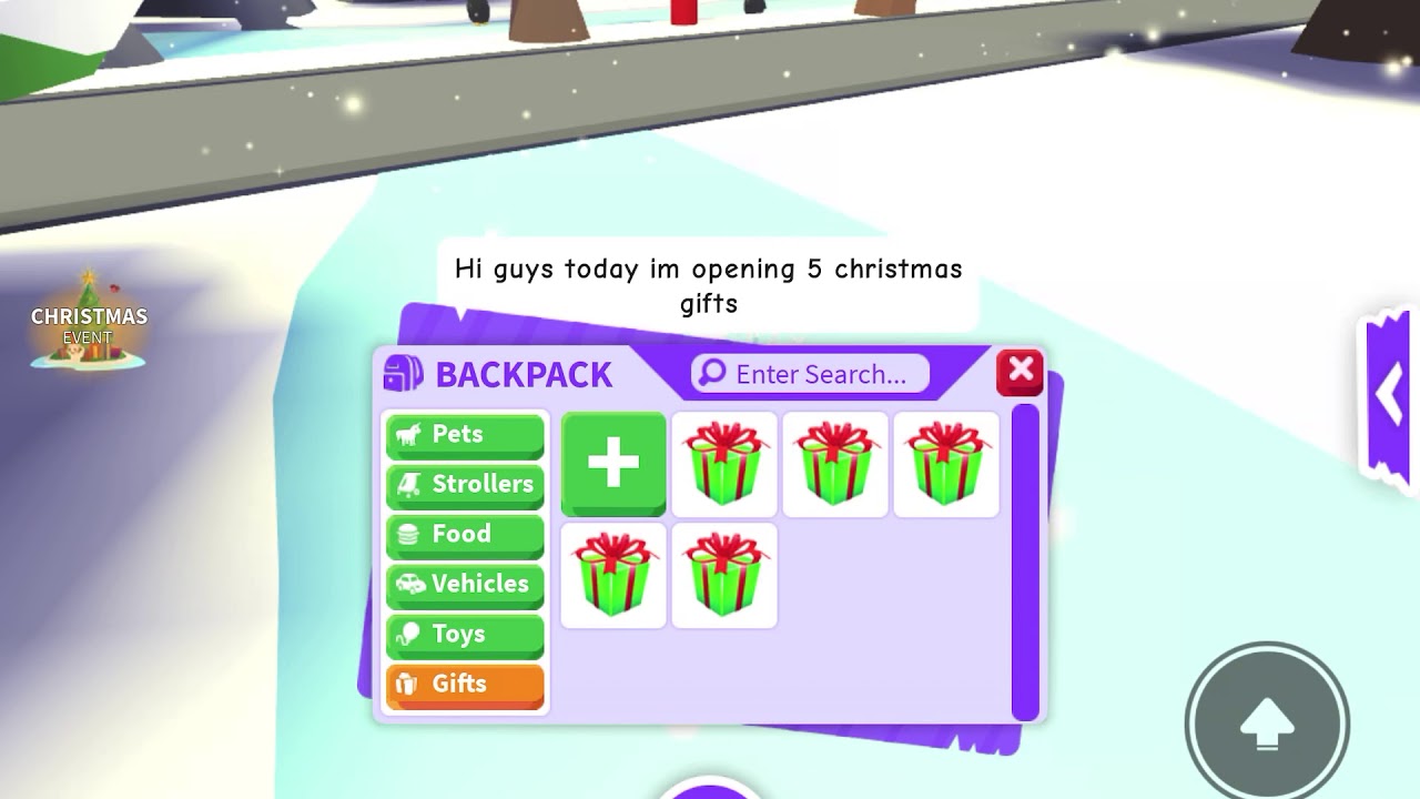 WOW LOOK WHAT I GOT!!Opening 5 Adopt Me Christmas Gifts - YouTube