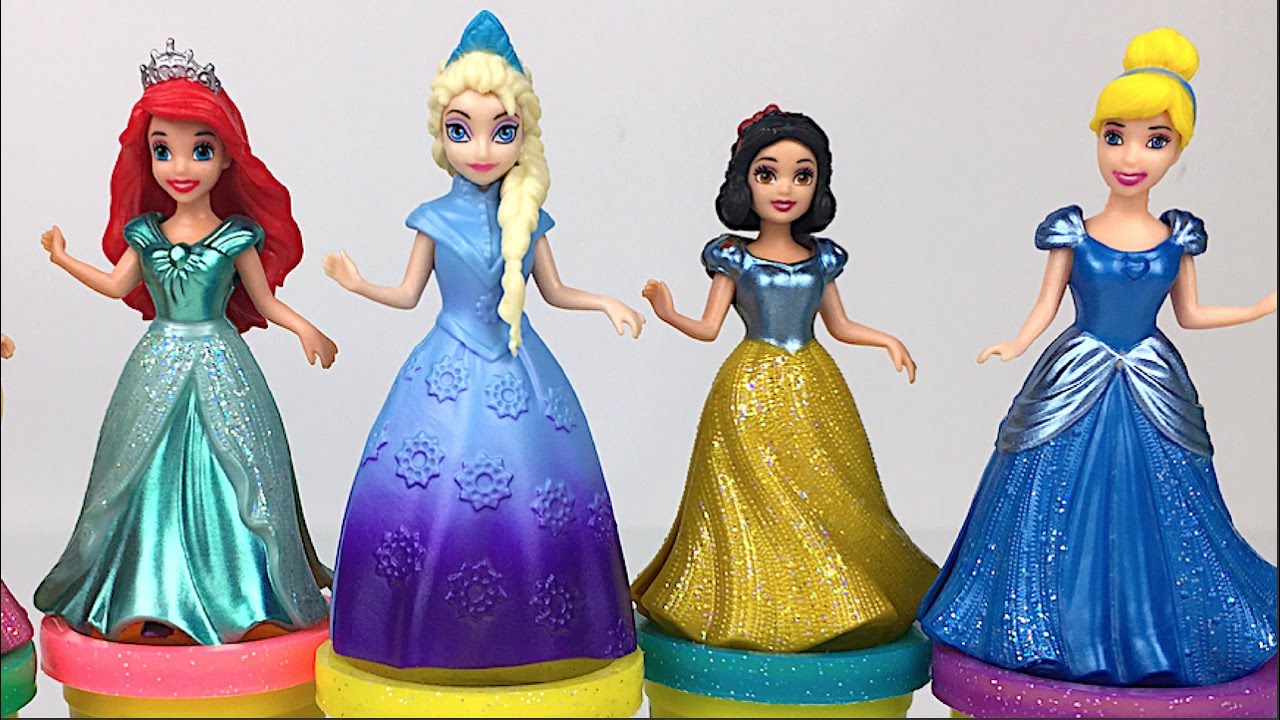 ARIEL CINDERELLA AURORA ANNA ELSA BELLE SNOW WHITE TIANA - DISNEY MAGIC ...