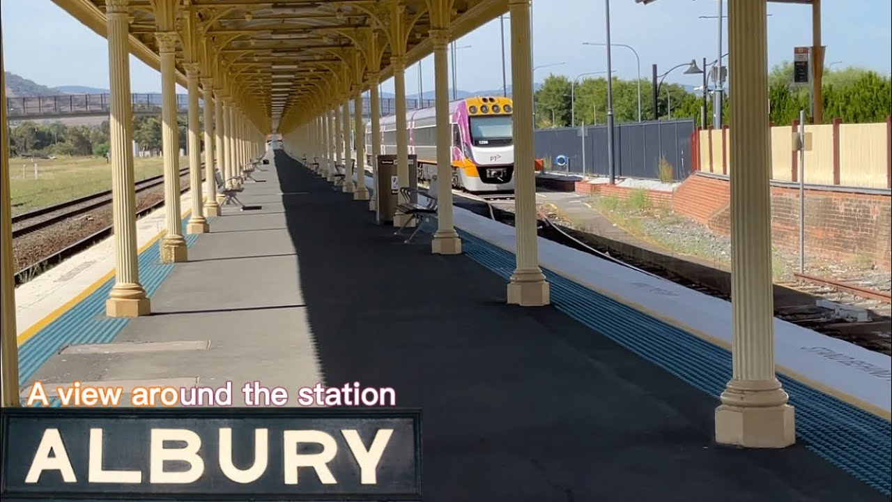 A view around the albury station (TrainTransport) - YouTube