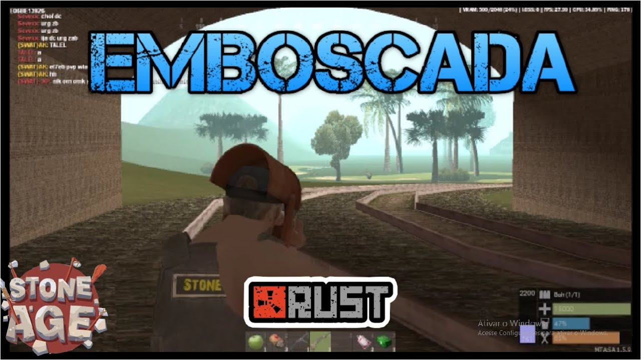 RUST| STONE AGE| MTA 22# EMBOSCADA - YouTube