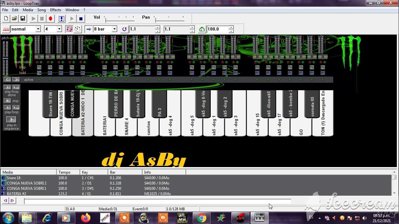 EL GUSTICO EN PERREO DJ ASBY LOOP TRAX - YouTube