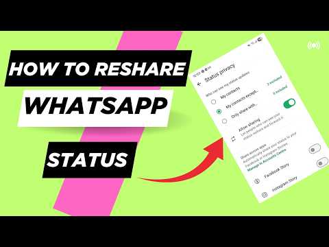 So teilt man einen WhatsApp-Status erneut || So teilt man den Status einer anderen Person auf Wha...