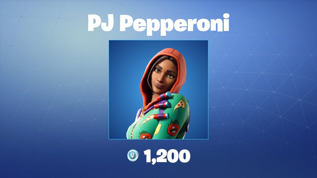 PJ Pepperoni | Fortnite Outfit/Skin - YouTube