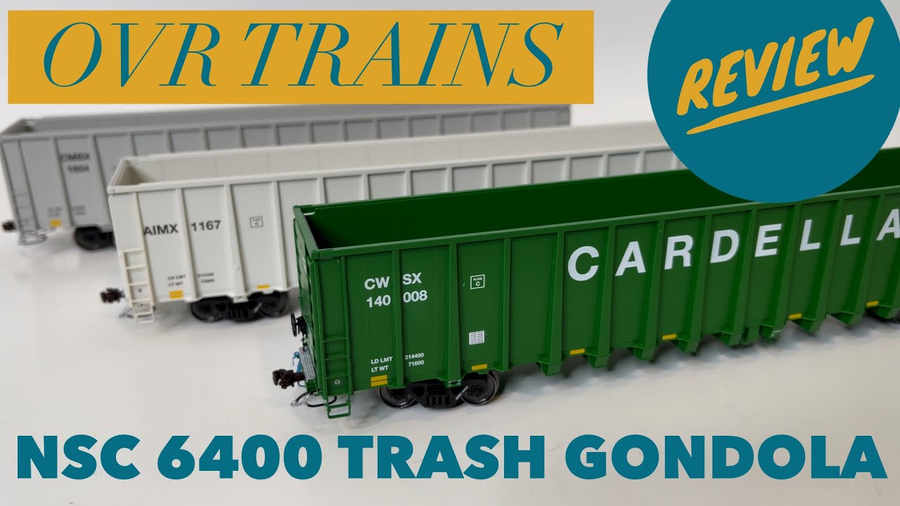 OVR Trains 6400 NSC Gondola Review - YouTube