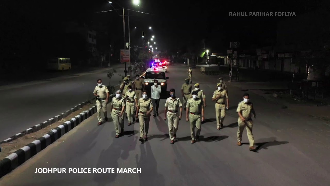 Jodhpur police route March #Jodhpur #Jodhpur police #Rajasthan police # ...