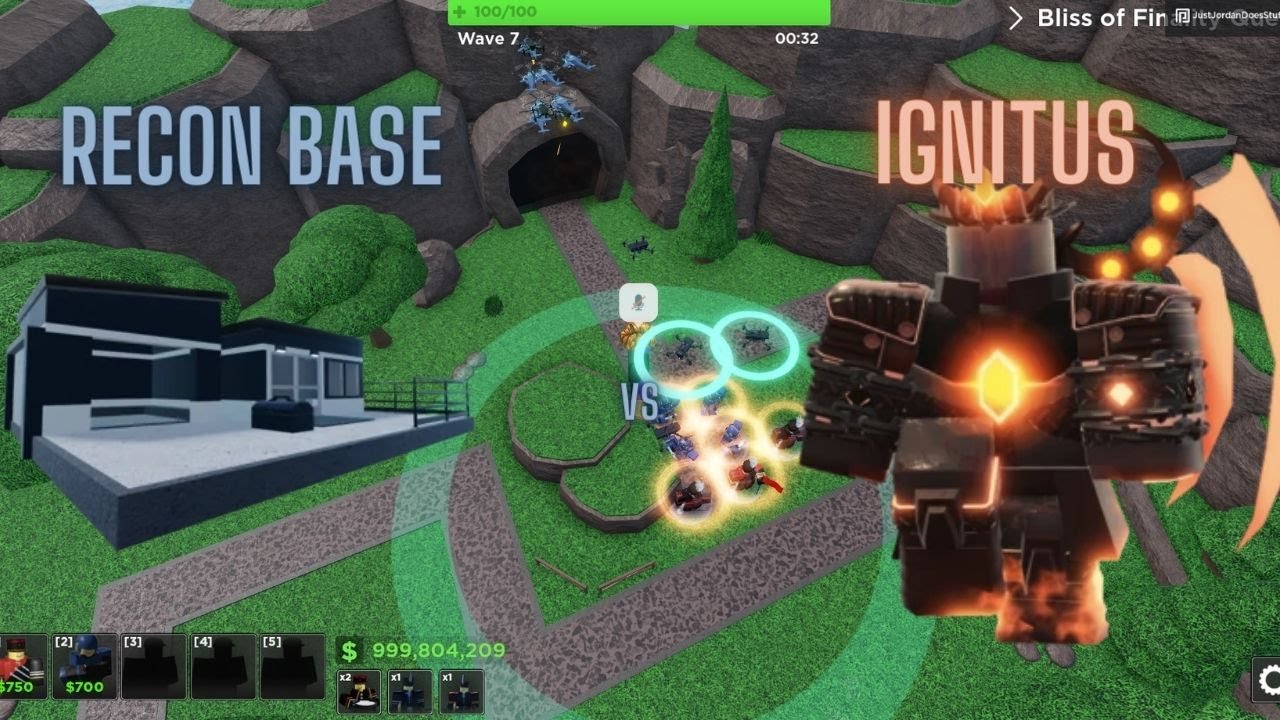 3 Recon Bases vs Ignitus(Tower Blitz) - YouTube