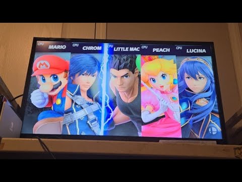 Mario vs Chrom vs Little Mac vs Peach vs Lucina - YouTube