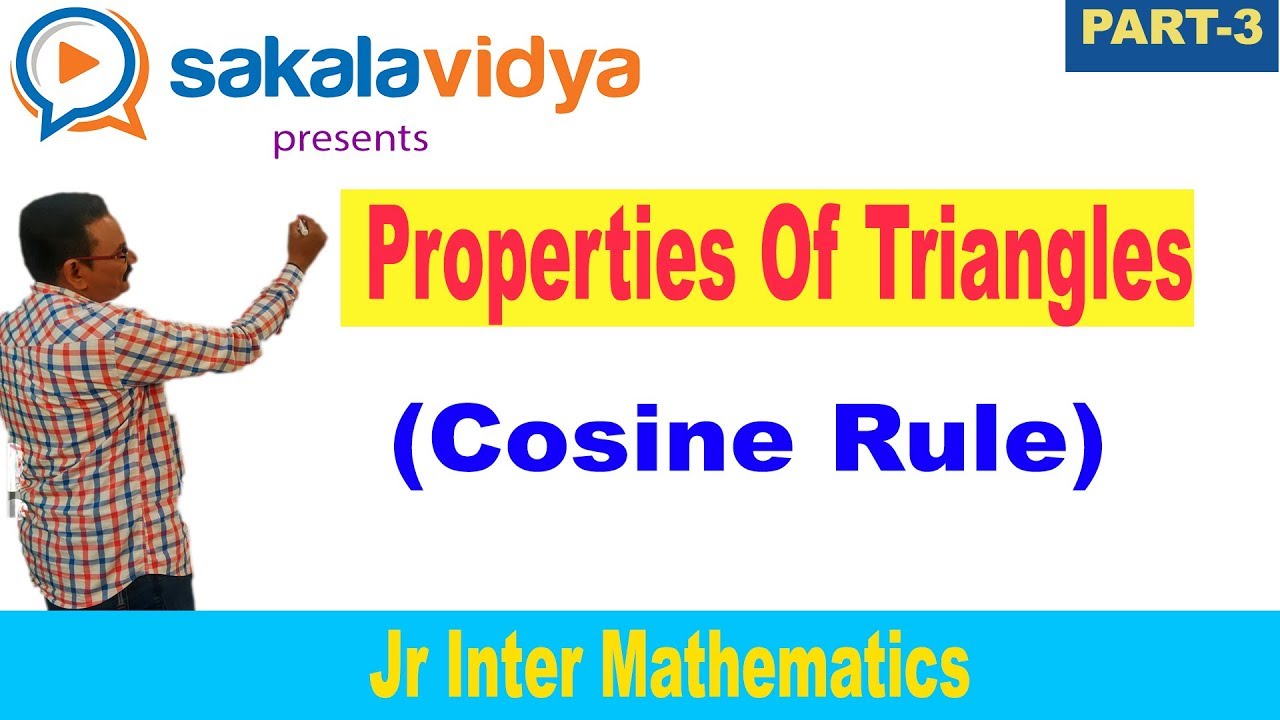 Properties Of Triangles Part - 3 - YouTube