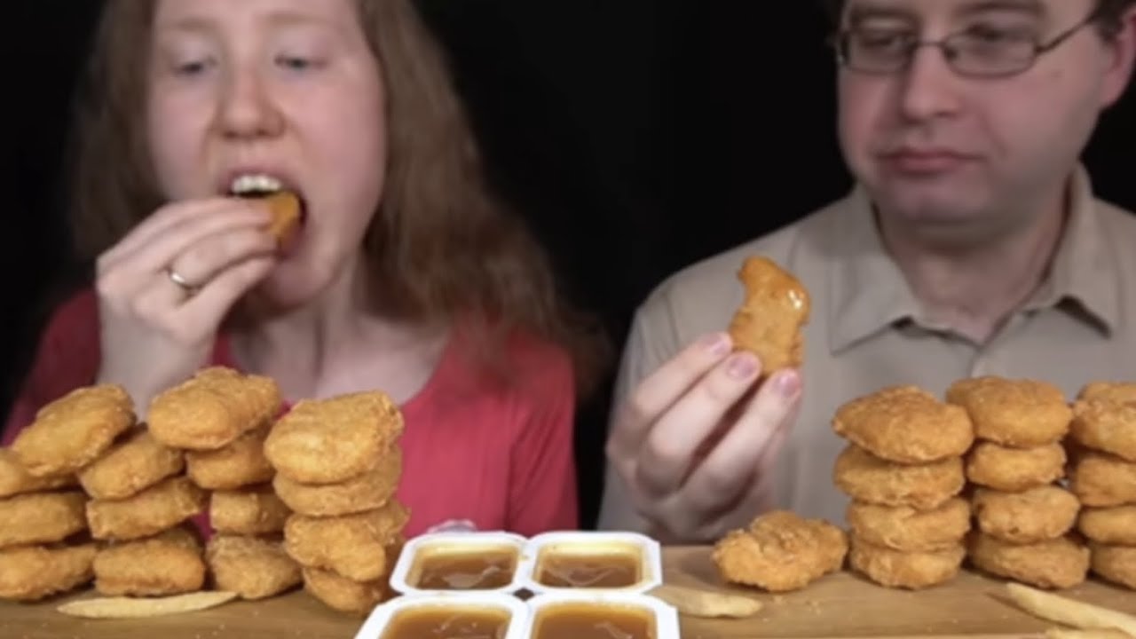 Songbyrd ASMR and Her Husband Eating like they just Fasted for a Whole ...