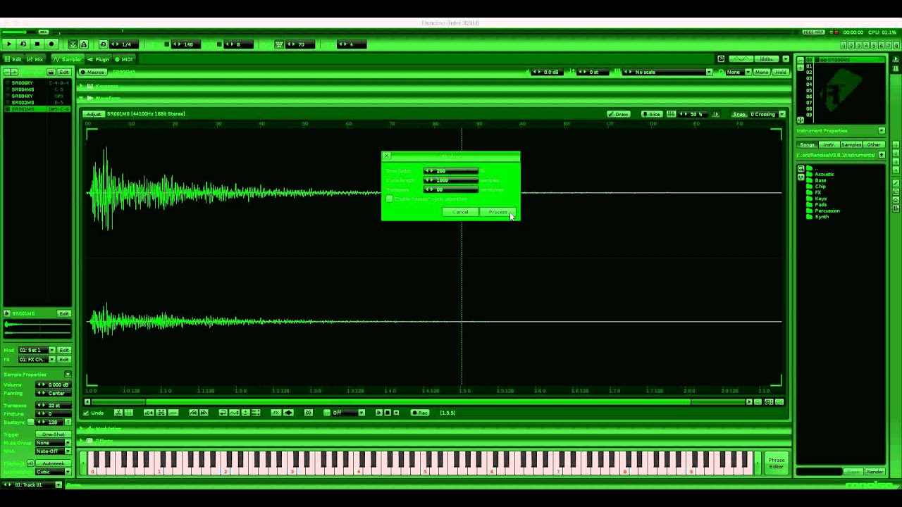 Renoise - Sound Design - YouTube