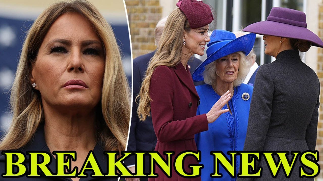 Kate Middleton and Melania Trump shared “tense” moment during state ...
