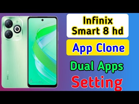 How to clone apps in infinix smart 8 hd | Infinix smart 8 hd phone me ...