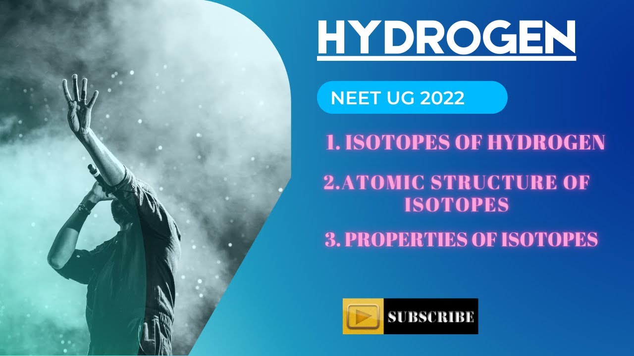 Isotopes of hydrogen and its atomic structure #protium #deuterium # ...