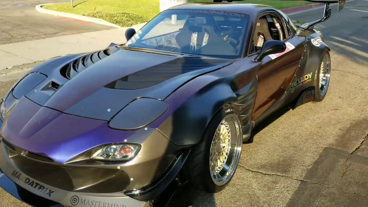 RX7 SEMA Build 2019 KMR, Huge WING, new LRB Interior - YouTube