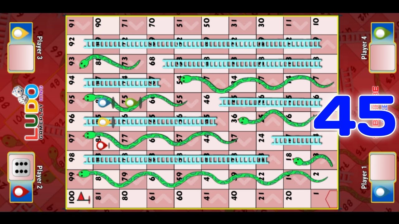 Ludo game - 045 - Ludo King 4 Player Snake And Ladder Gameplay - Ludo ...