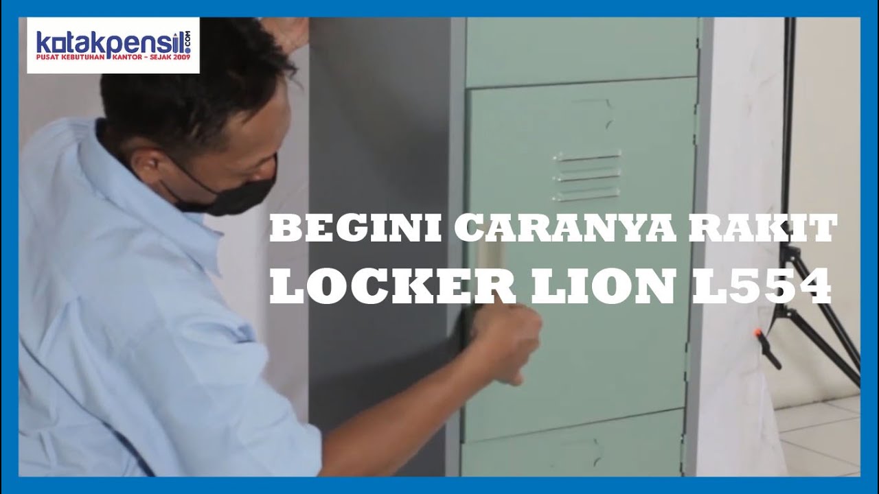 Tutorial Cara Pemasangan Locker Lion L554 | Kotakpensil.com - YouTube