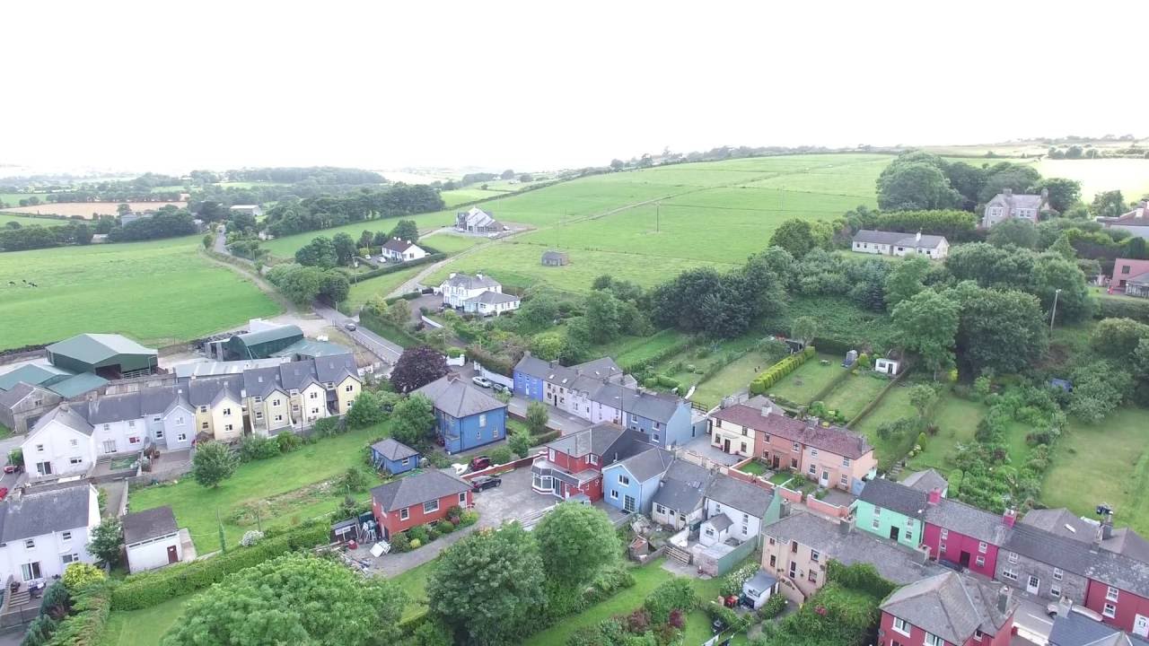 Timoleague Village, West Cork Ireland from the Air, Wild Atlantic Way ...