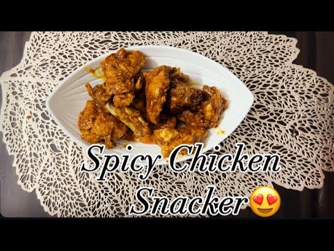 Spicy Chicken Snacker || Chicken Snack || Quick Evening Snack - YouTube