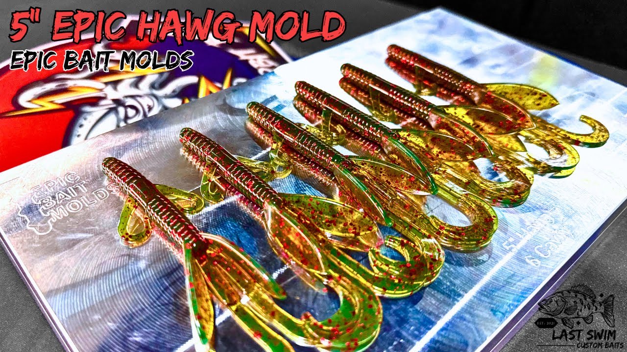5” Epic Hawg Mold! | Epic Bait Molds - YouTube