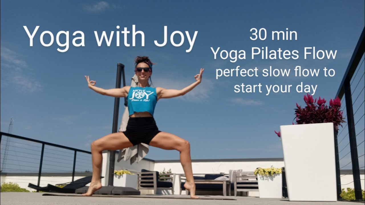 Move with Joy-Yoga Pilates Flow to start your day #yoga #pilates # ...