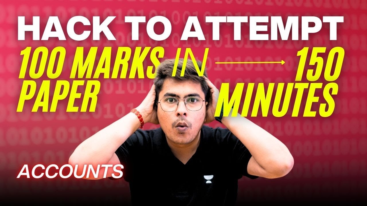 How to Attempt Paper in 150 Min - YouTube