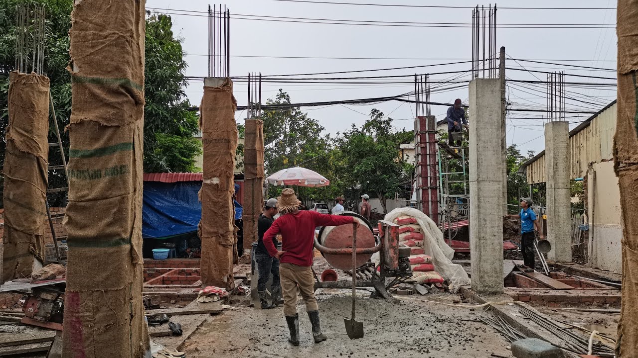 5. How to maintainence columns after pouring concrete ...