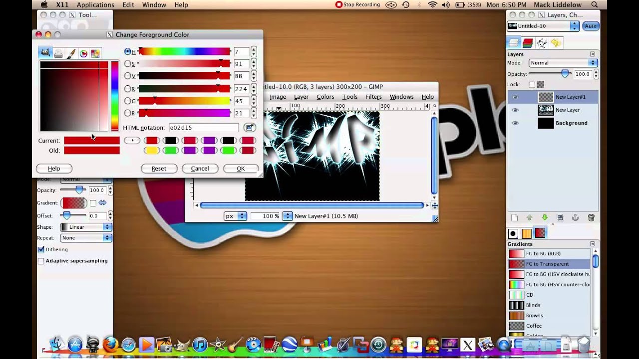 How to Make a Logo/Banner using Gimp - YouTube