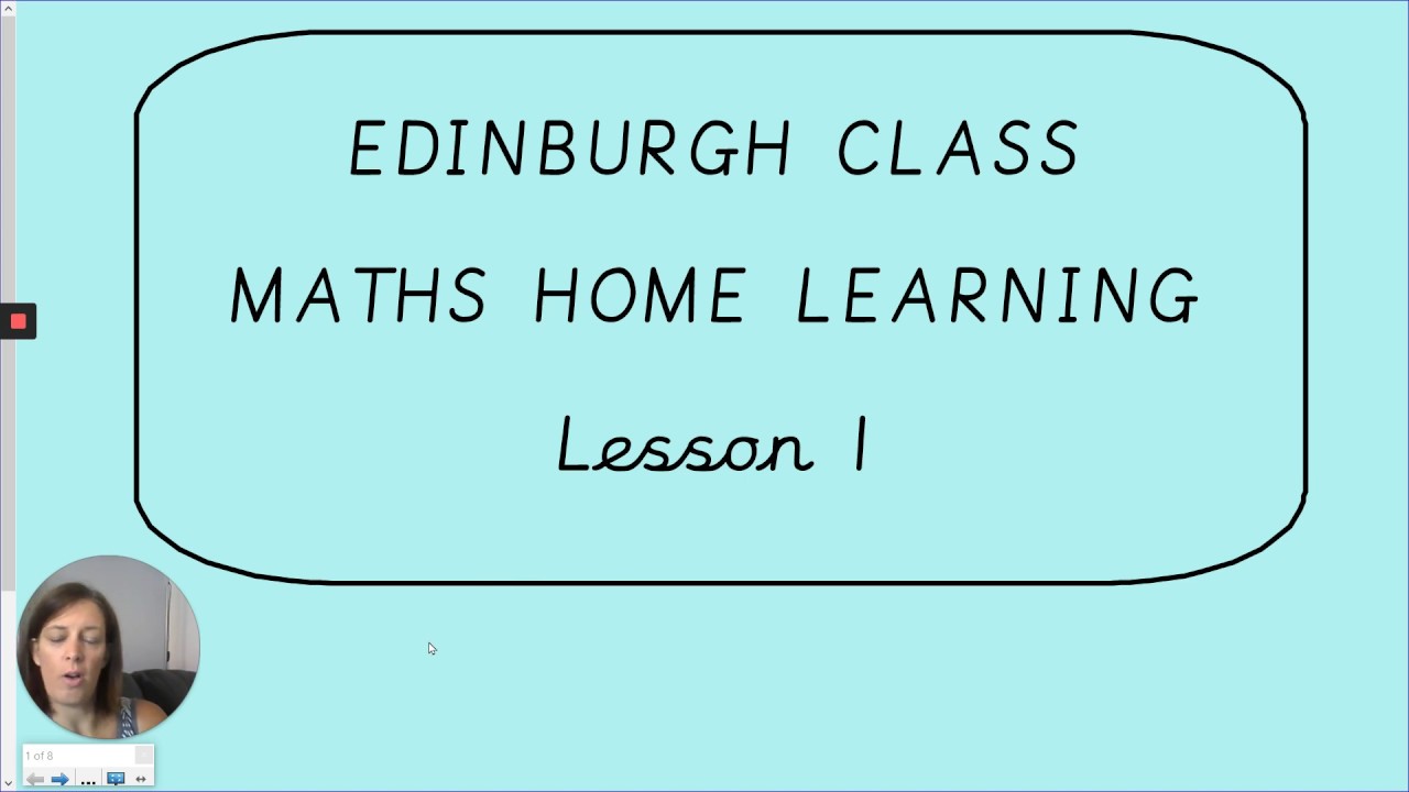 Edinburgh - Maths lesson 1 - 29-6-20 - YouTube