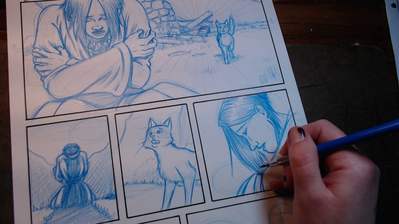 Drawing Comics - Age of Night: Chapter 28, Page 34 (Part 2) - YouTube