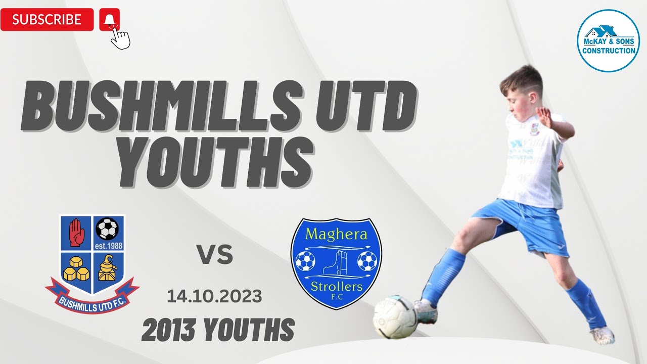 Bushmills United 2013 Vs Maghera Strollers 2013 14.10.2023 - YouTube