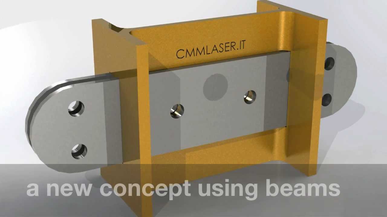 assembling steel beam structures | CMM Laser - YouTube