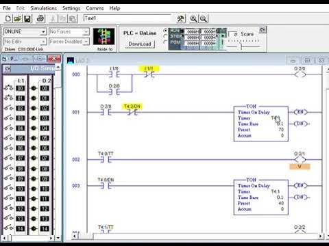 Semaforo en LogixPro con PLC - YouTube
