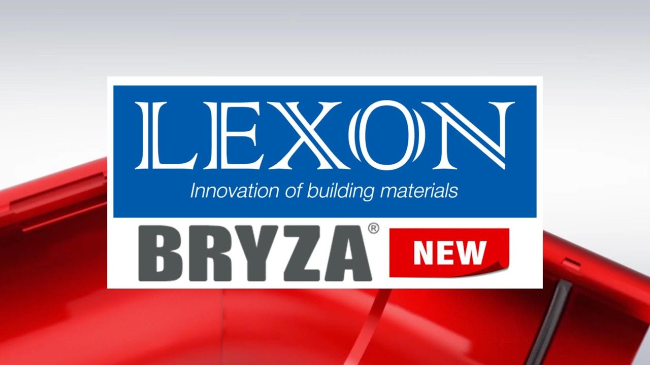 BRYZA New PVC gutter system - installation - YouTube