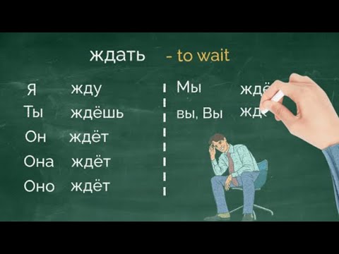 Ждать. To wait. All possible uses of the verb in context. Conjugate ...