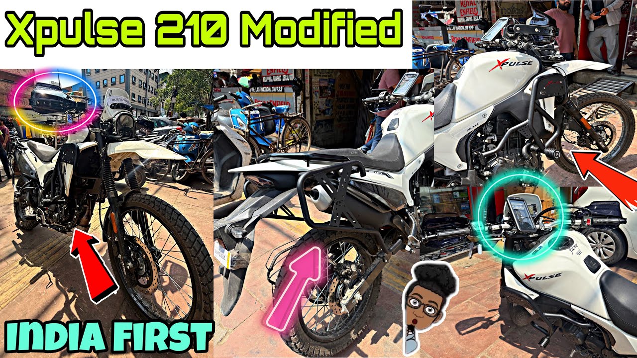 Hero Xpulse 210 New Modifications | 1st in India 😱 | Xpulse 210 ...