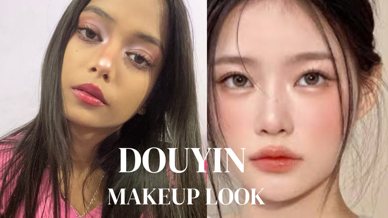 Douyin makeup look step by step makeup toturial - YouTube