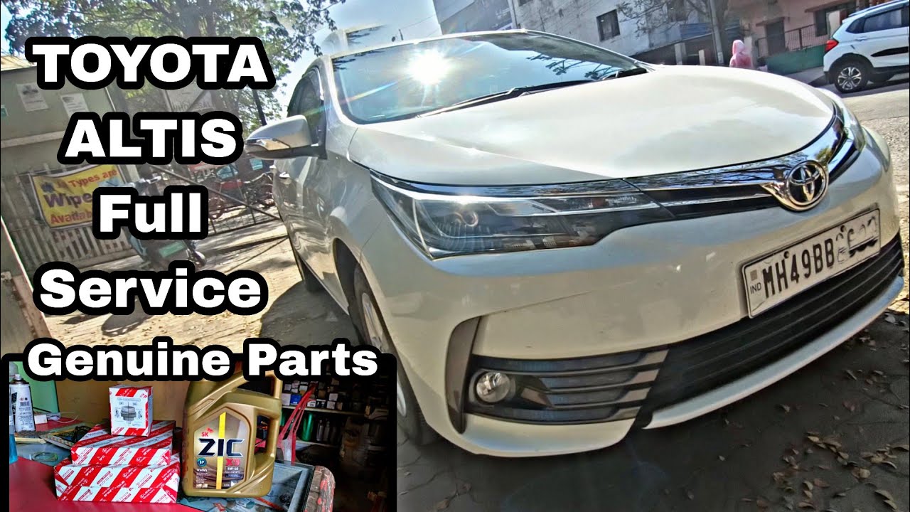 TOYOTA ALTIS Full Service genuine Parts#automobile #100 - YouTube