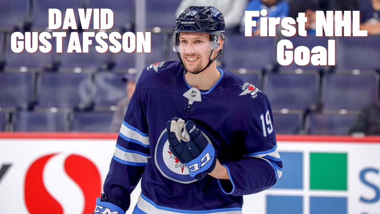 David Gustafsson #19 (Winnipeg Jets) first NHL goal Nov 27, 2019 - YouTube