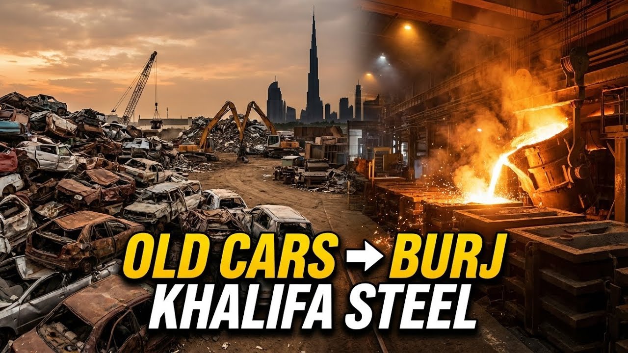 🚗♻️ Inside the Recycling Factory Millions of Old Cars Turned Into Steel ...