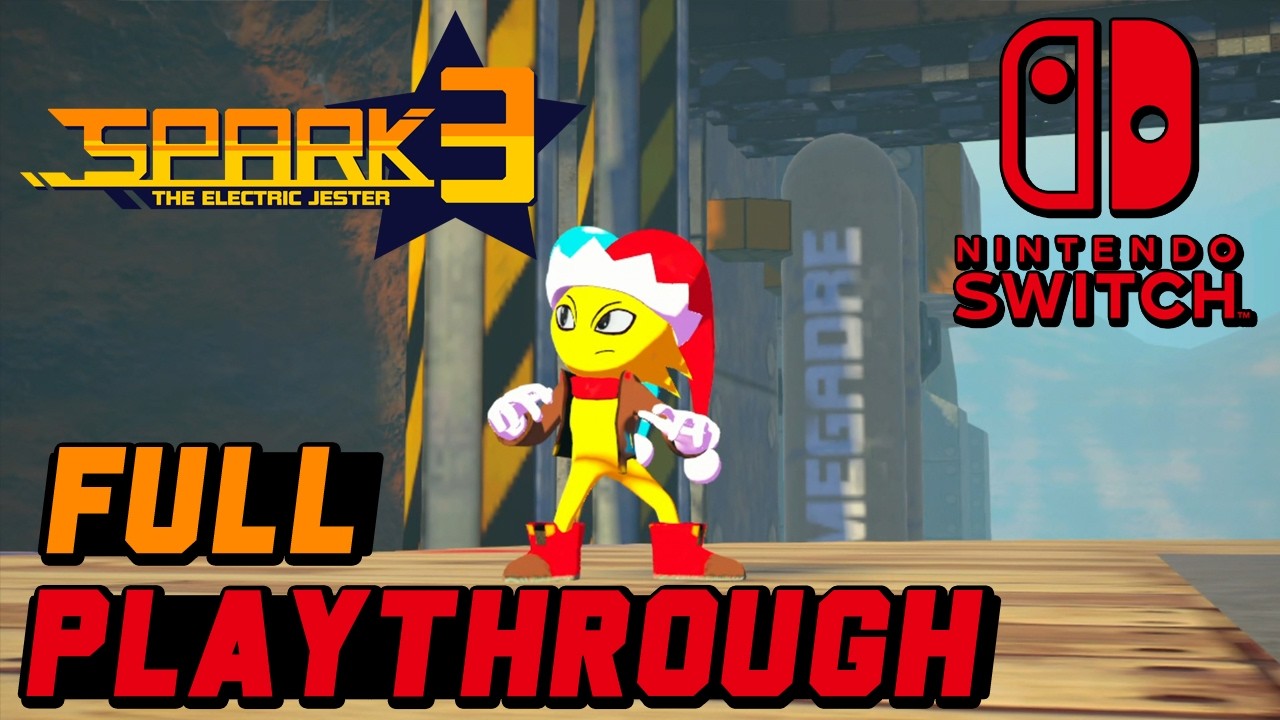 Spark the Electric Jester 3 Nintendo Switch Gameplay | Full Playthough ...