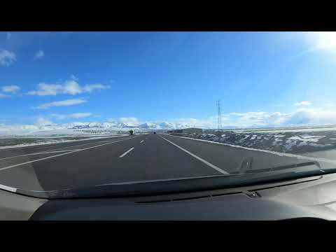 Araba ile Tortum Yolundan Erzurum'a Giriş-Timelapse