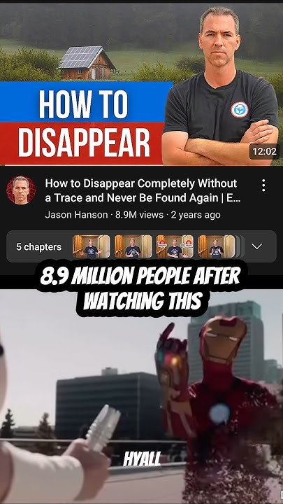 "8.9 million people after watching this"☠️ - YouTube