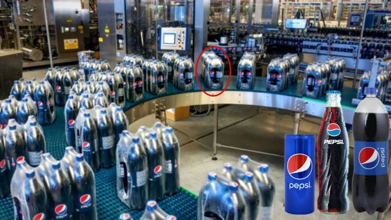 देखिये Factory में कैसे बनायीं जाती है पेप्सी (Pepsi) | Top food ...