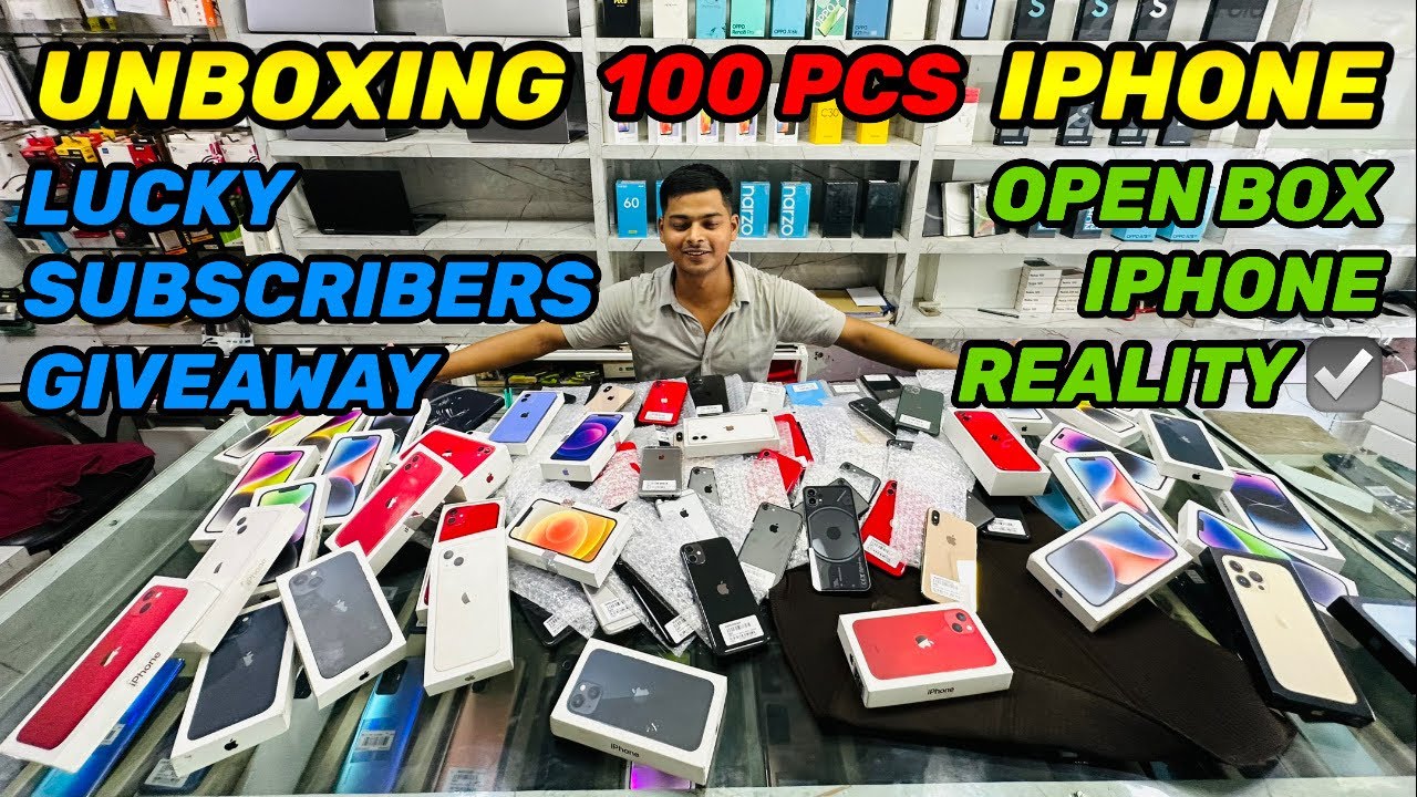 UNBOXING 100 IPHONES AT ONCE | SF TRADERS | SECOND HAND IPHONE | IPHONE ...