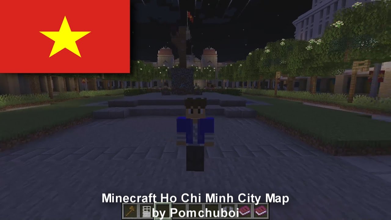 Minecraft Ho Chi Minh City Map - YouTube